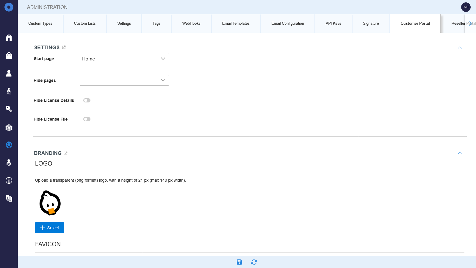 CUSTOMER (LICENSEE) PORTAL – Help Center | SLASCONE